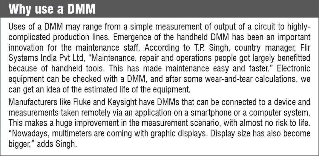 Portable Digital Multimeter Racing Forward, Benchtop DMM Holding On