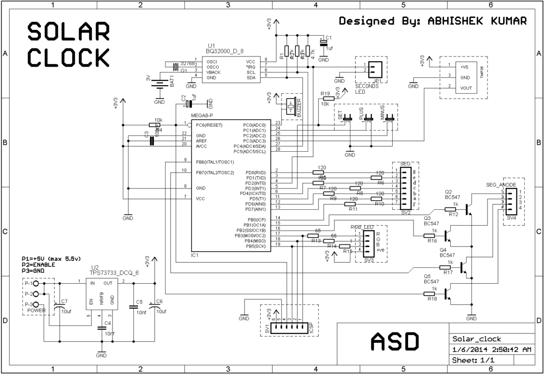 Multifunction Rechargeable Clock | Detailed Project Available