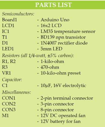 Temperature Based Fan Speed Control with Arduino