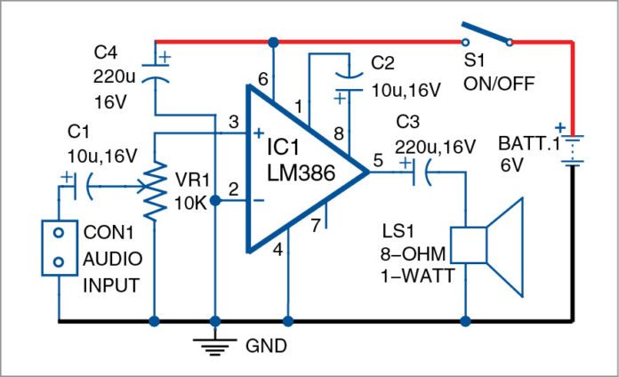 LM386 based Audio Amplifier | Full Project with Circuit