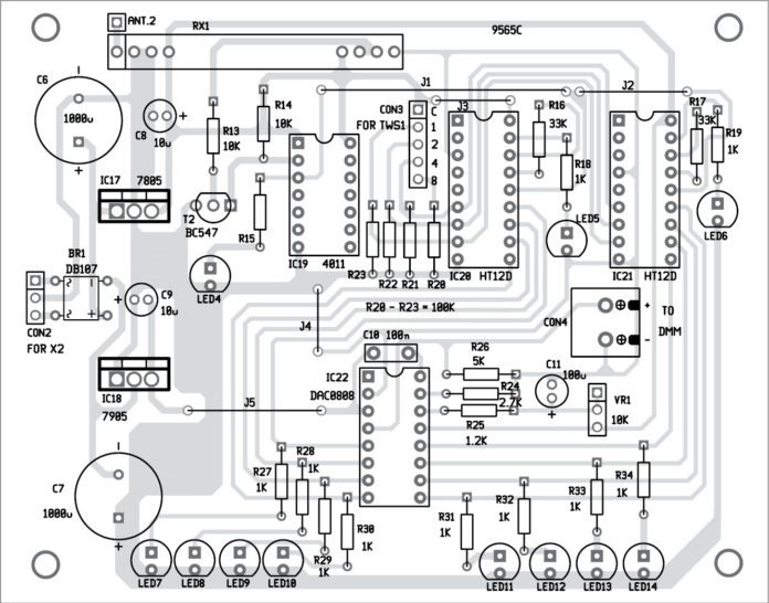 DIY Wireless Digital Thermometer For Multiple Sensors