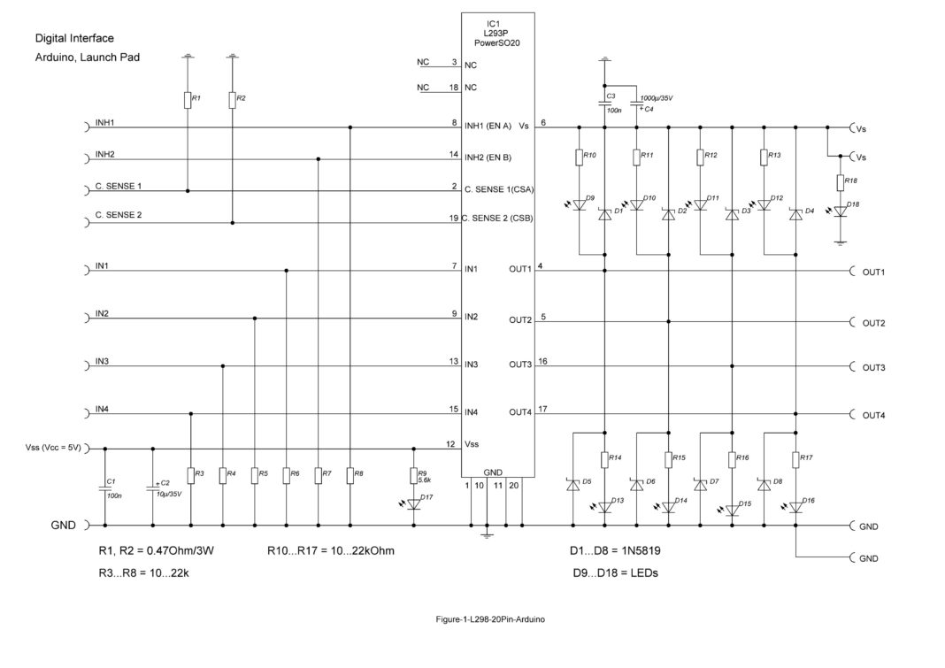 Dual Bridge Driver On Expansion Module With L293P For Arduino | DIY