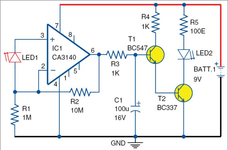 LED As Light Sensor | Electronics Do It Yourself Project