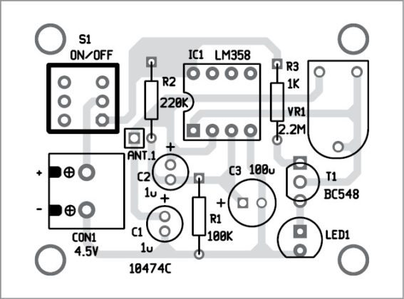 Mobile Phone Detector Using LM358 | Full Electronics Project