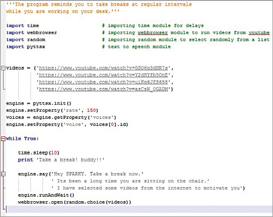 Computer-based Break Timer | Full Software Project Using Python Programming