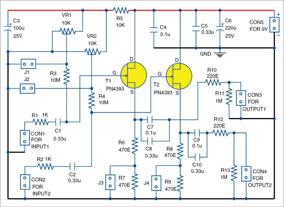 Dual-Channel Active AC Analogue Probe | Electronics Project