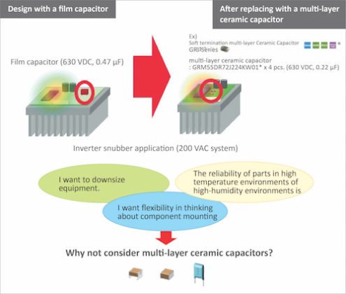 Replacing Film Capacitors with Multi-Layer Ceramic Capacitors