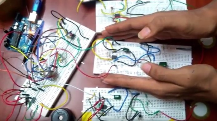 Pressure Sensors on Railway Tracks | Full Circuit diagram with Explanation
