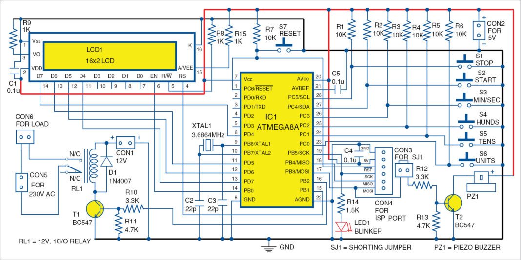 Countdown Timer | Full Electronics Project with PCB layout