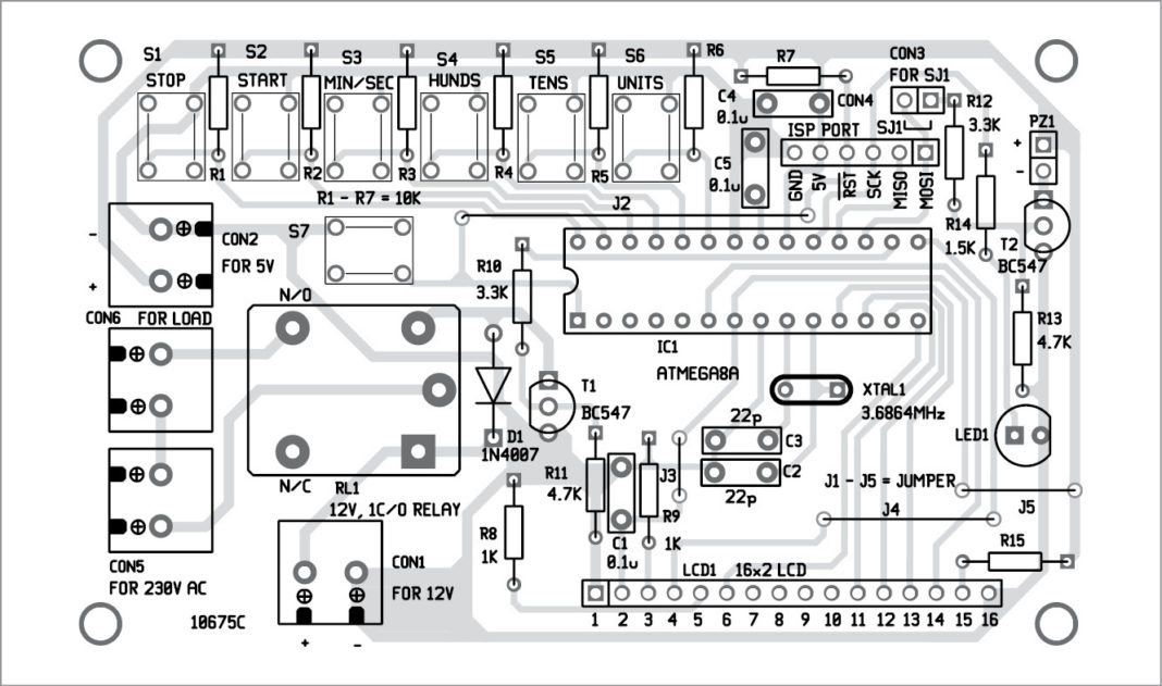 Countdown Timer | Full Electronics Project with PCB layout