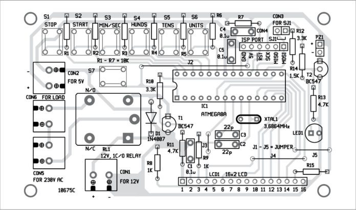 Countdown Timer | Full Electronics Project with PCB layout