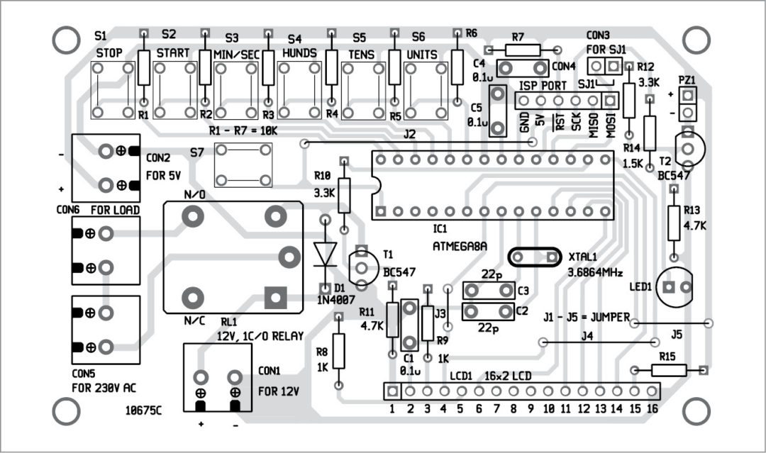 Countdown Timer | Full Electronics Project with PCB layout