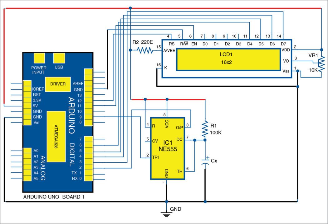 Arduino Based Digital Capacitance Meter | Full DIY Project