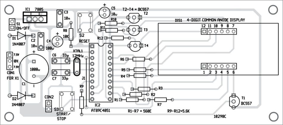 Stopwatch Circuit WIth Explaination | Full DIY Project
