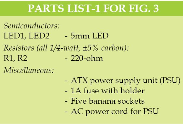 Bench Power Supply Using a Computer’s Power Supply | Detailed Project