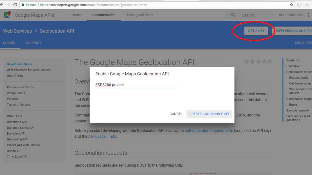 Geolocation using ESP8266 | Location without GPS Module