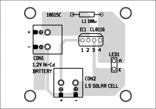 Garden Solar Light | Detailed Circuit Diagram Available