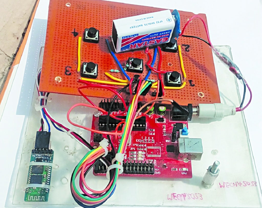 Password Protected Bluetooth Based Remote Control Project
