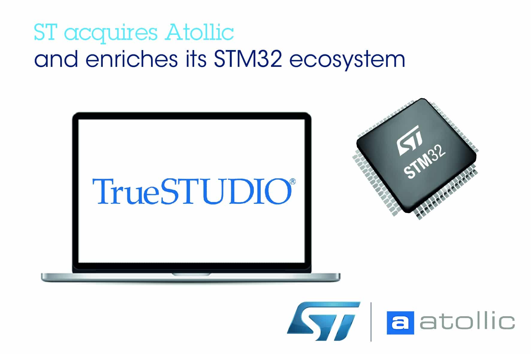 STMicroelectronics Acquires Atollic for Arm-Core-Based Microcontrollers