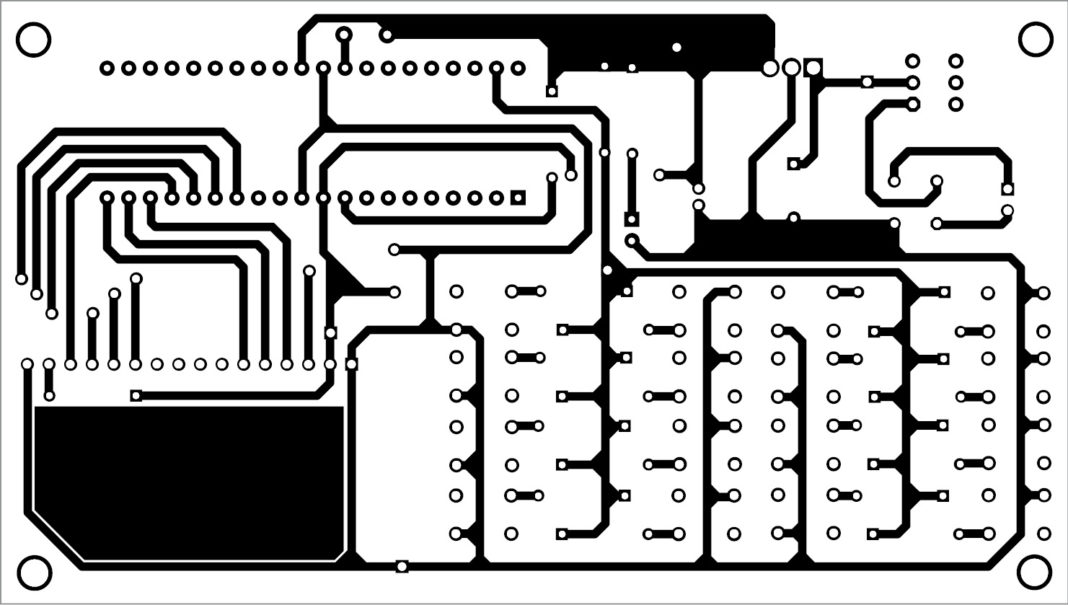 Single-wire 4x4 matrix keypad using AVR | Full Electronics Project