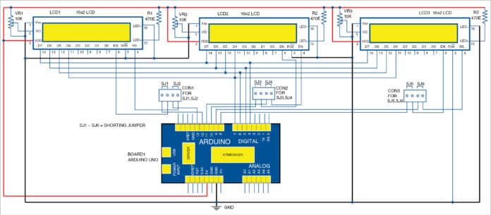 Interfacing Multiple LCDs With Arduino | Full Electronics Project