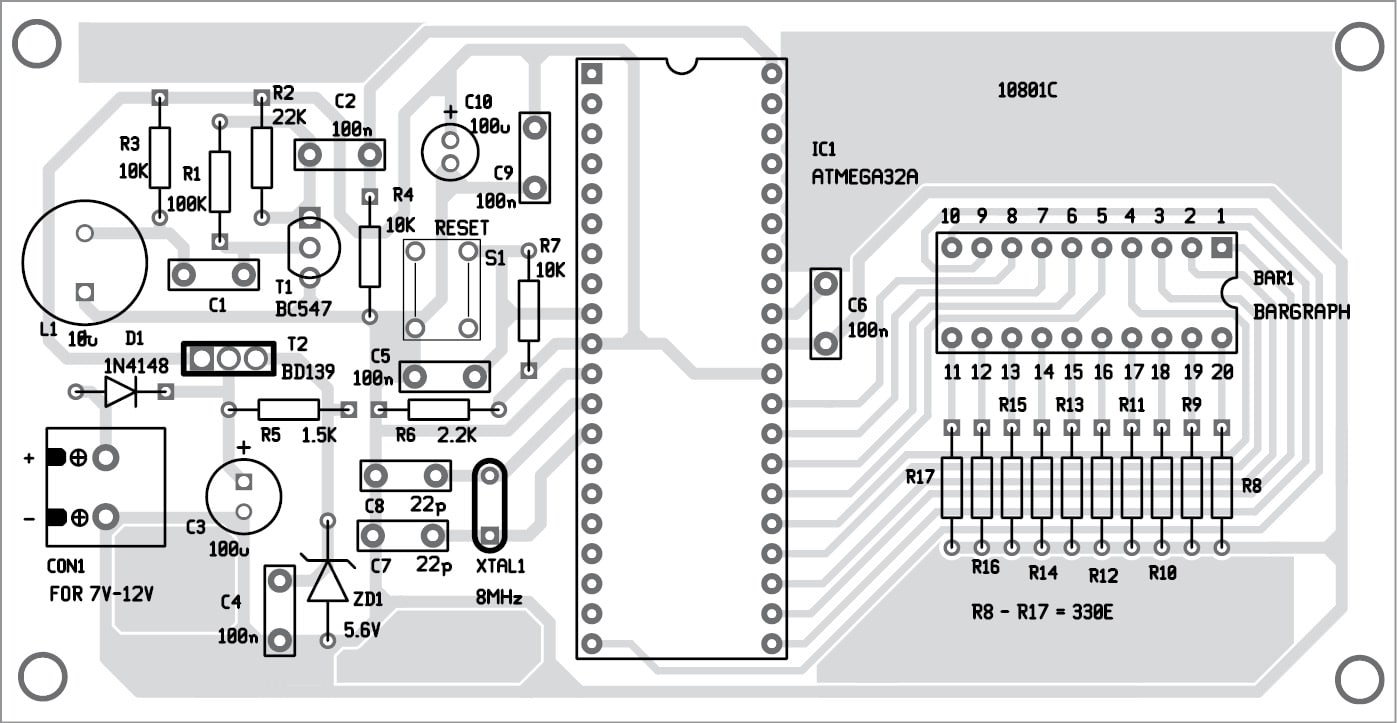 Wireless VU meter Using ATmega32A IC | Full Electronics Project