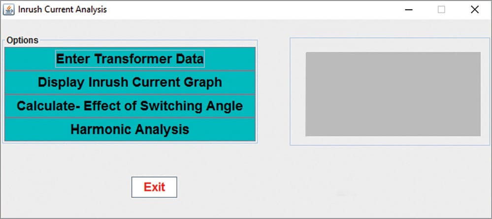 Analysis Of Transformer Inrush Current Using Java Inrush Current Analysis