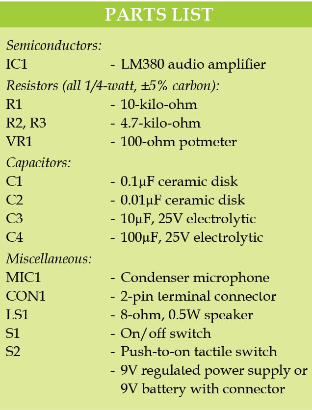 Super Simple Intercom | Detailed Circuit Diagram Available