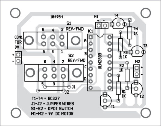 ULN2803 Based Motor Driver Circuit | Full Electronics Project