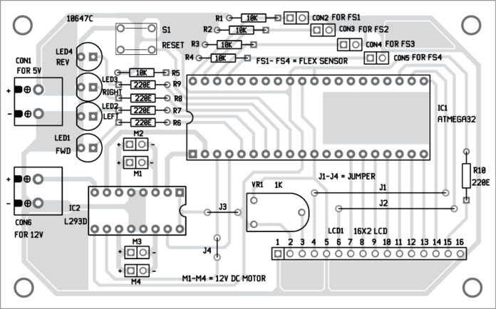 Gesture Controlled Wheelchair Using ATmega32 | Full Electronics Project