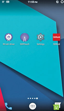 Software Defined Radio with Android Smartphones