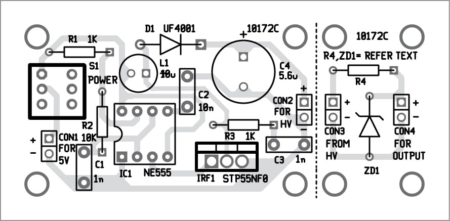 High Voltage Generator for Microcontroller Projects | Full Electronics ...