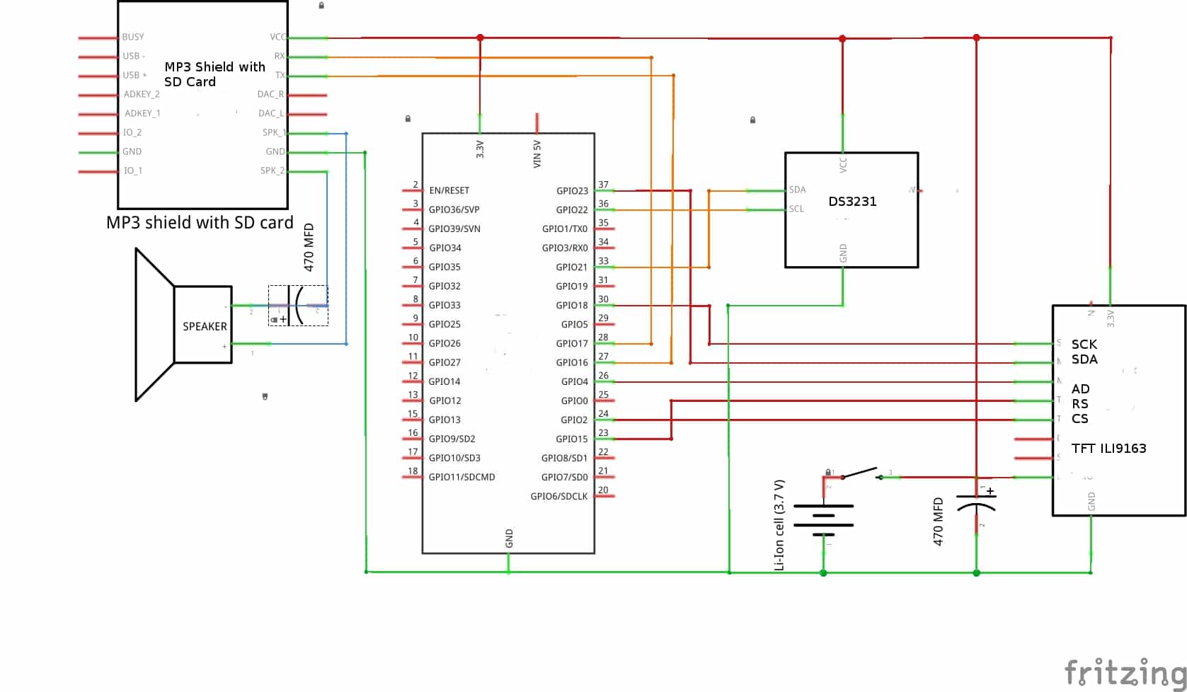 ESP32 Development Board Talking Clock | Prototype Project