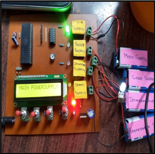 Auto Power Switching Mains, Solar Inverter or Generator | Full ...