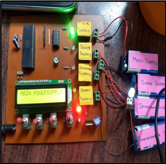 Auto Power Switching Mains, Solar Inverter or Generator | Full ...