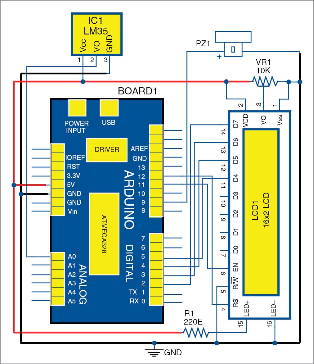 Arduino-Based Coil Winding Temperature Recorder & Alarm Generator