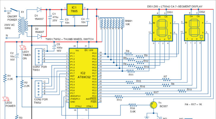 Projects Using 555 Timer IC | Timer IC Projects Collection