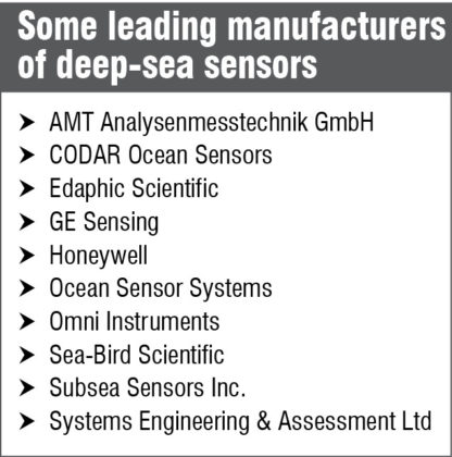 Sensors For Deep-Sea Applications