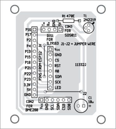 ESP32-based air quality monitoring system | Full Electronics Project