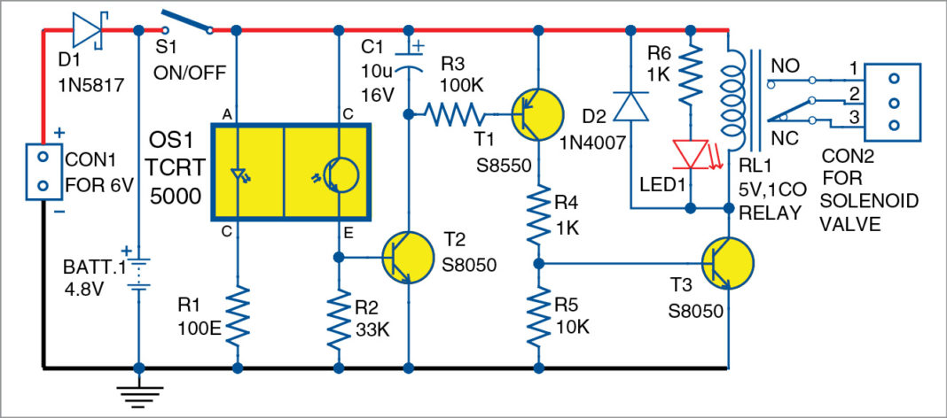 Automatic Infrared Faucet Controller - Full Electronics Project