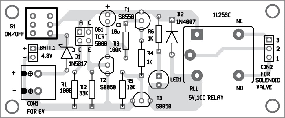 Automatic Infrared Faucet Controller - Full Electronics Project