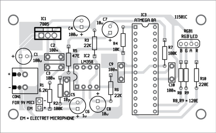 Music-Operated RGB LED - Full Electronics Project