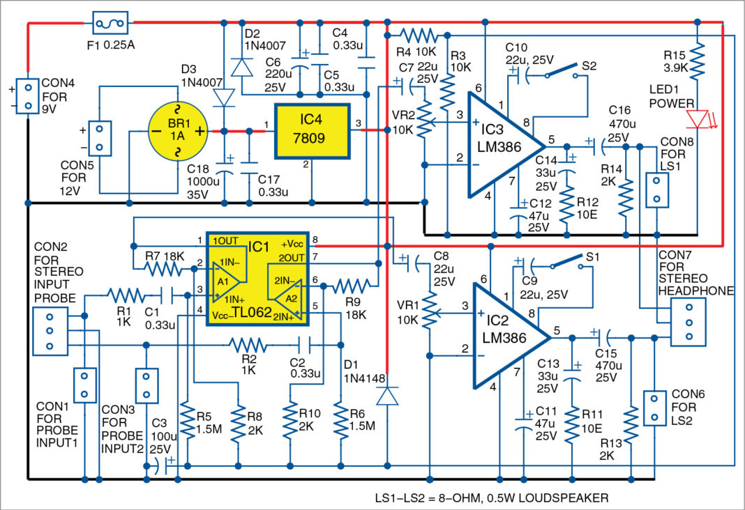 Universal Dual-Channel Audio Signal Tracer And Tester | Full DIY Project