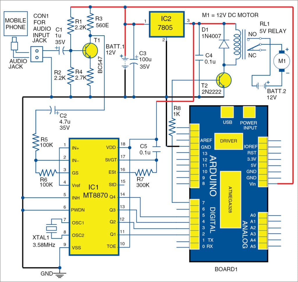 DTMF-Based Food Dispenser for Aquarium | Full Electronics Project