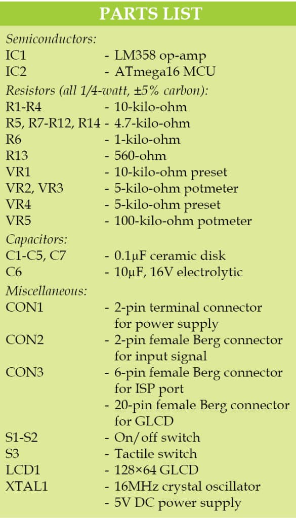 Make This Simple Graphical Lcd Scope Glcd Scope Full Diy Project