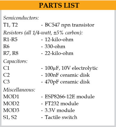 ESP8266-12E/F Module Programmer | Full DIY Project
