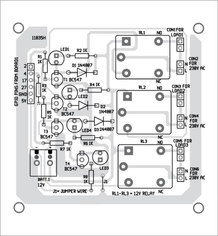 Home Automation System For Up To Four Devices - Electronics Project