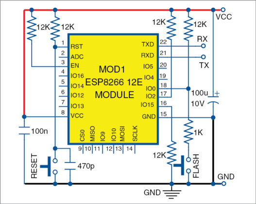 ESP8266-12E/F Module Programmer | Full DIY Project