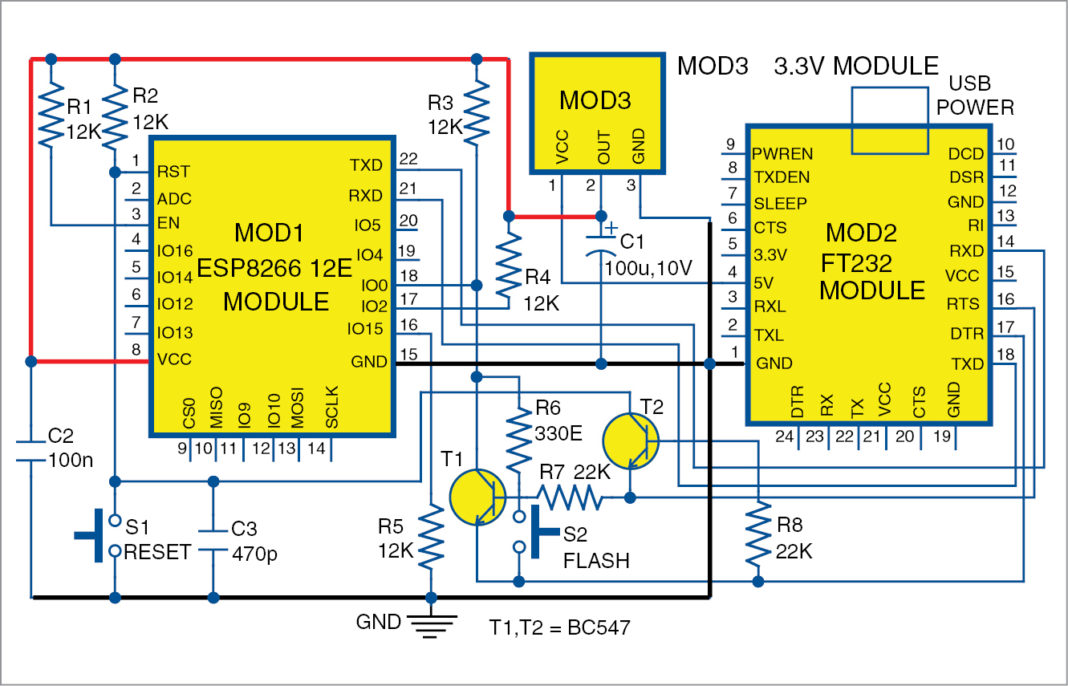 ESP8266-12E/F Module Programmer | Full DIY Project