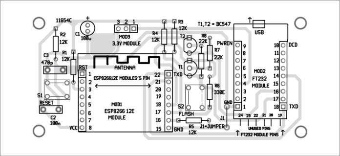 ESP8266-12E/F Module Programmer | Full DIY Project